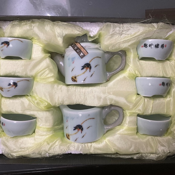 Kitchen | Fine Tea Pot Set 2 Pots6 Cups | Poshmark